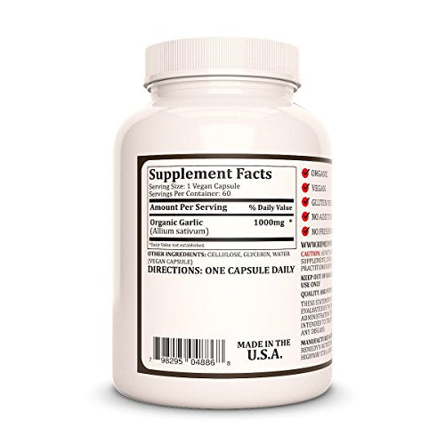 Vegan capsules for garlic lovers