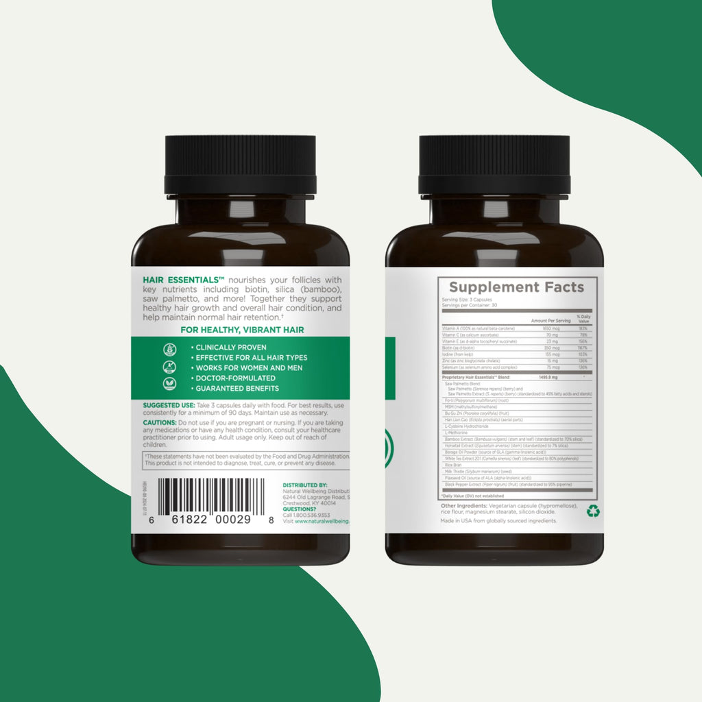 vegan capsules for hair restoration