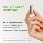 Vegan capsules for menstrual support