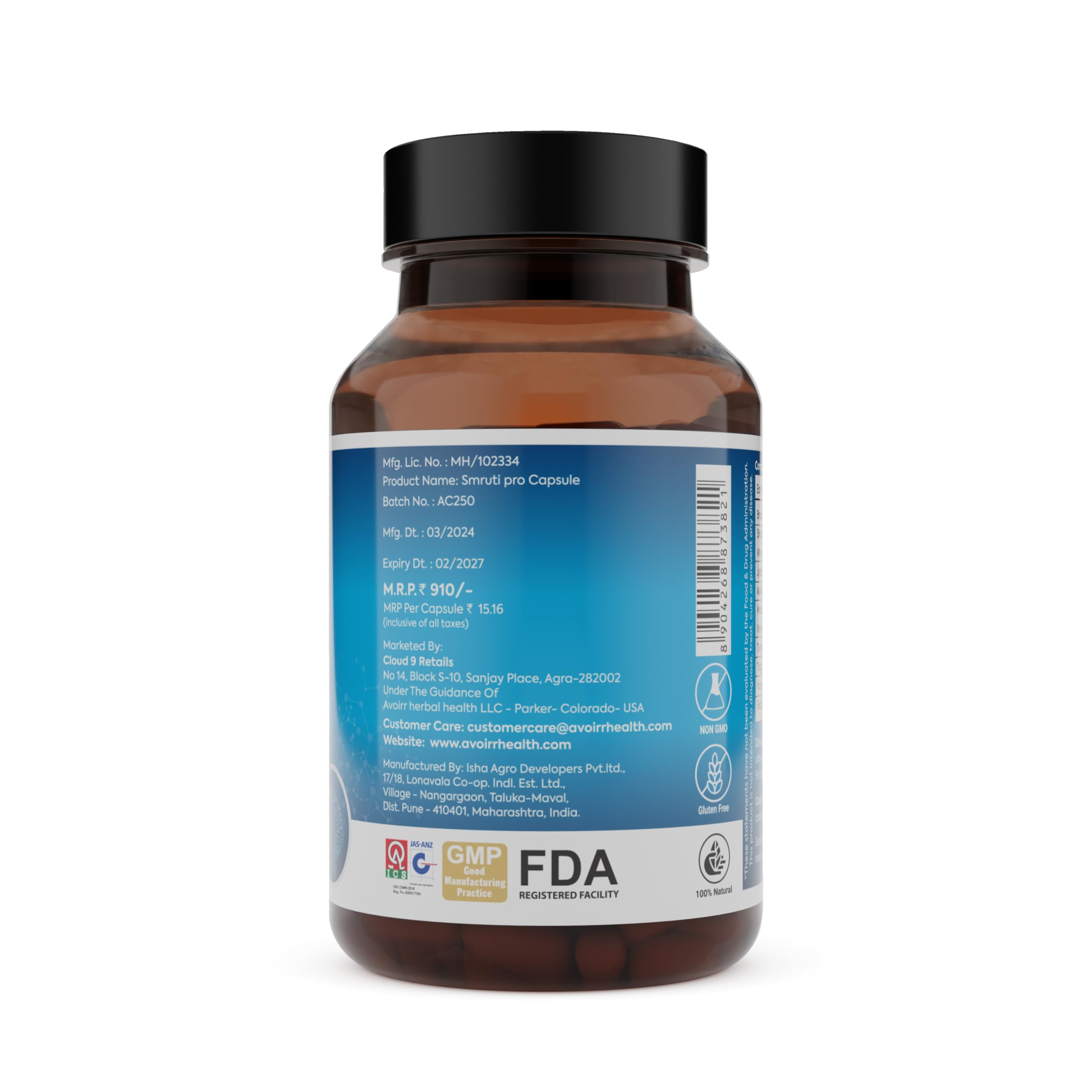 vegan capsules for mental clarity