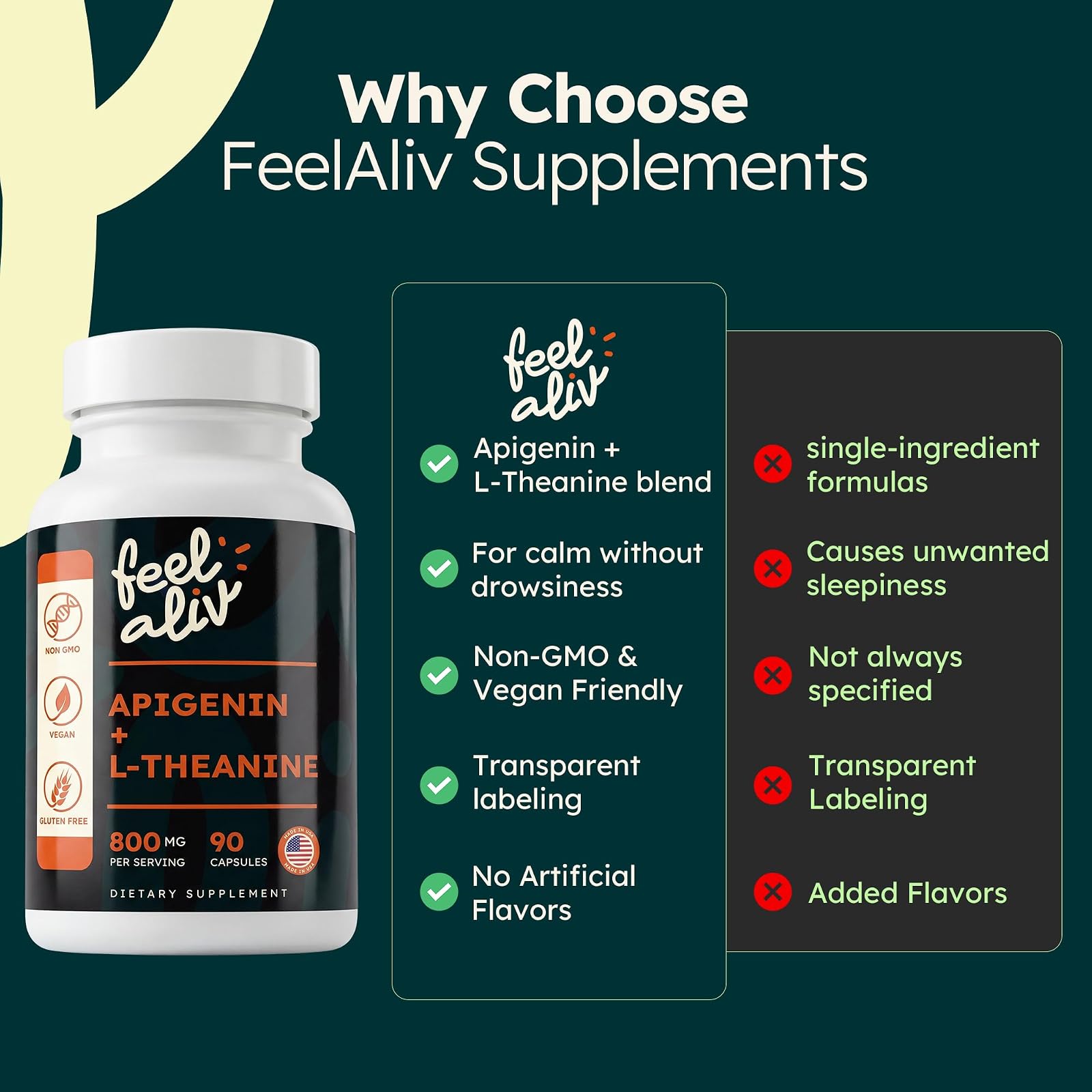 Vegan capsules for mental clarity