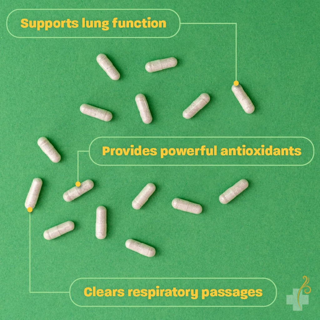 vegan capsules for respiratory health