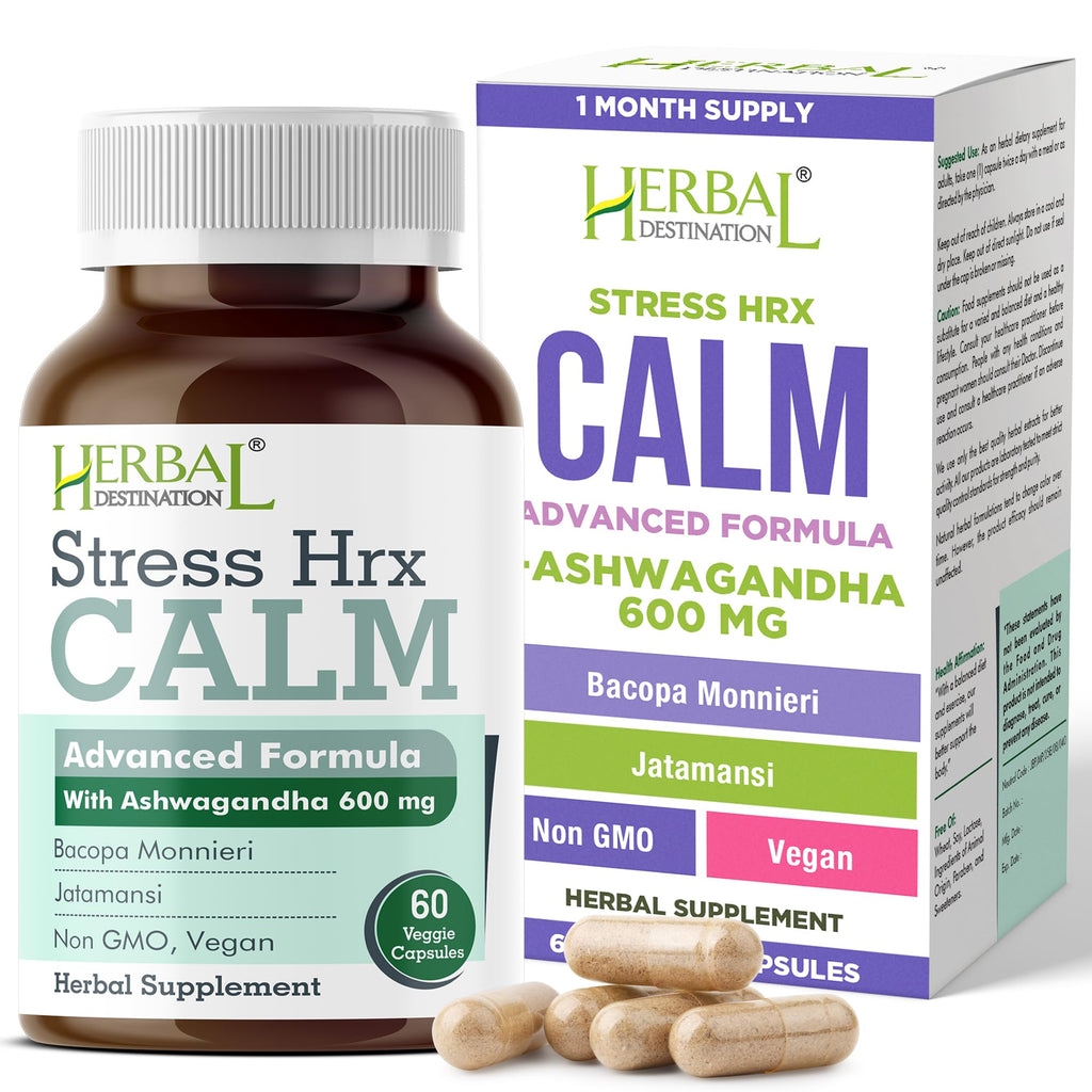 vegan capsules for stress support