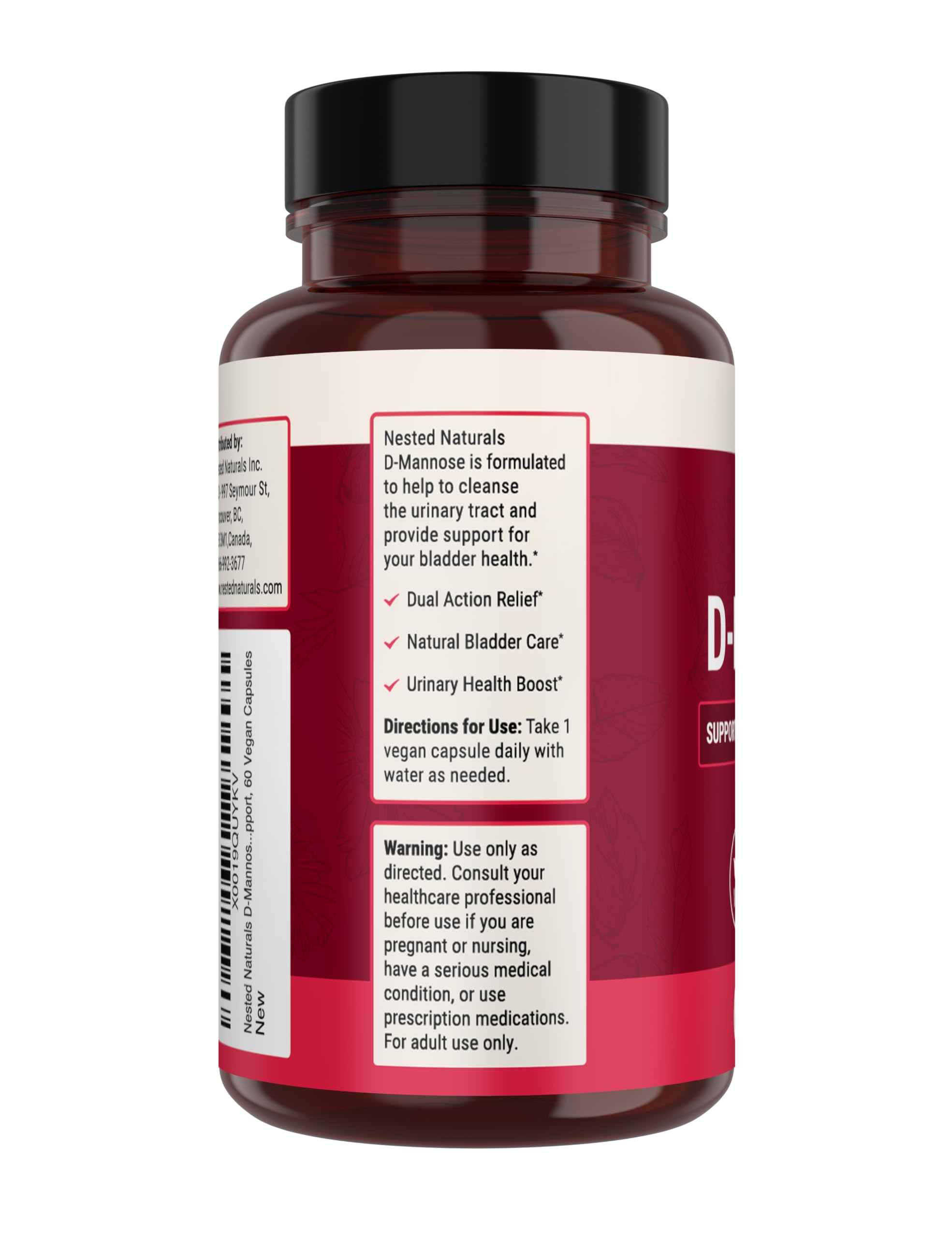 Vegan capsules for urinary balance