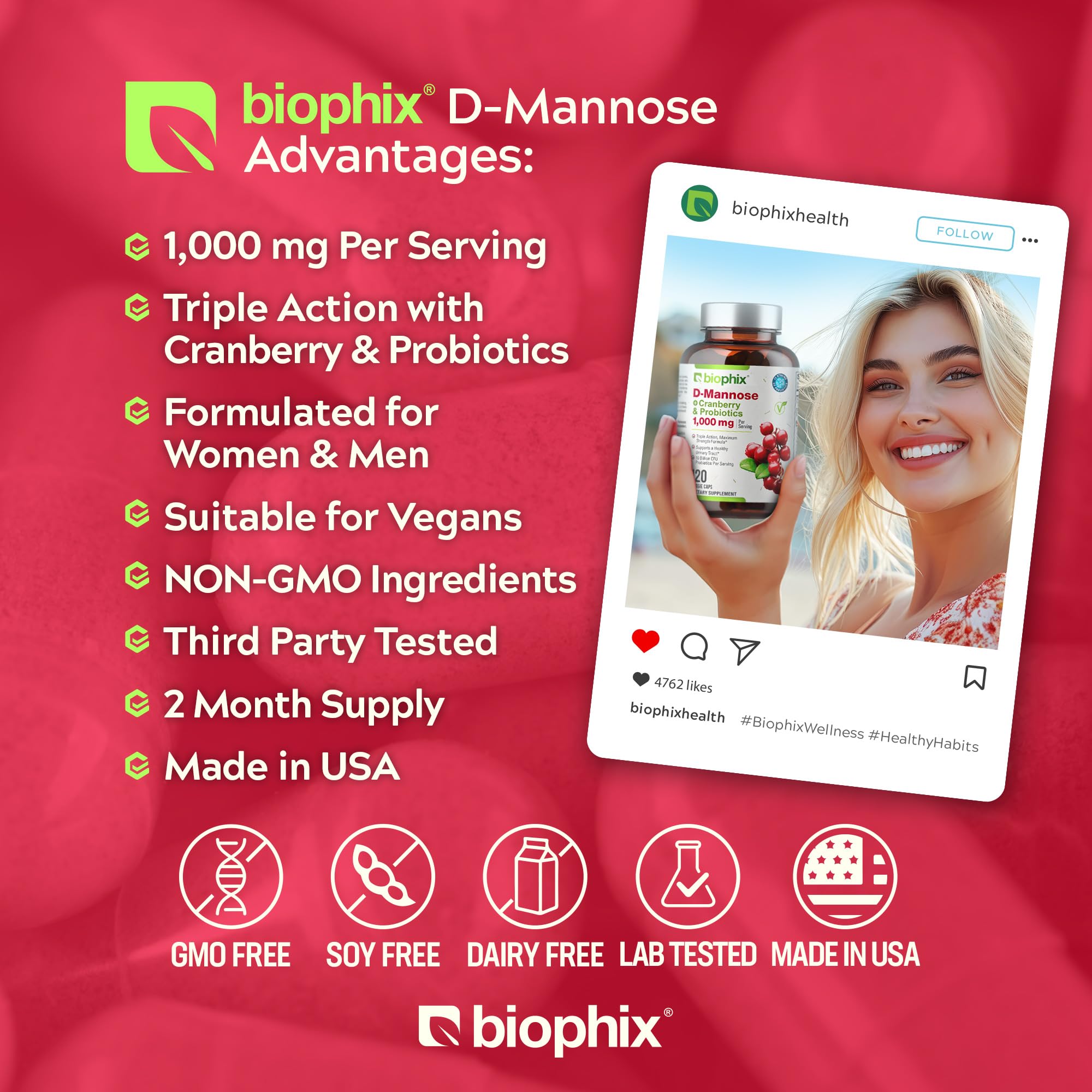 Vegan capsules for urinary wellness