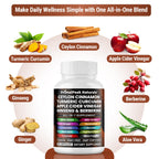 Vegan capsules with apple cider vinegar