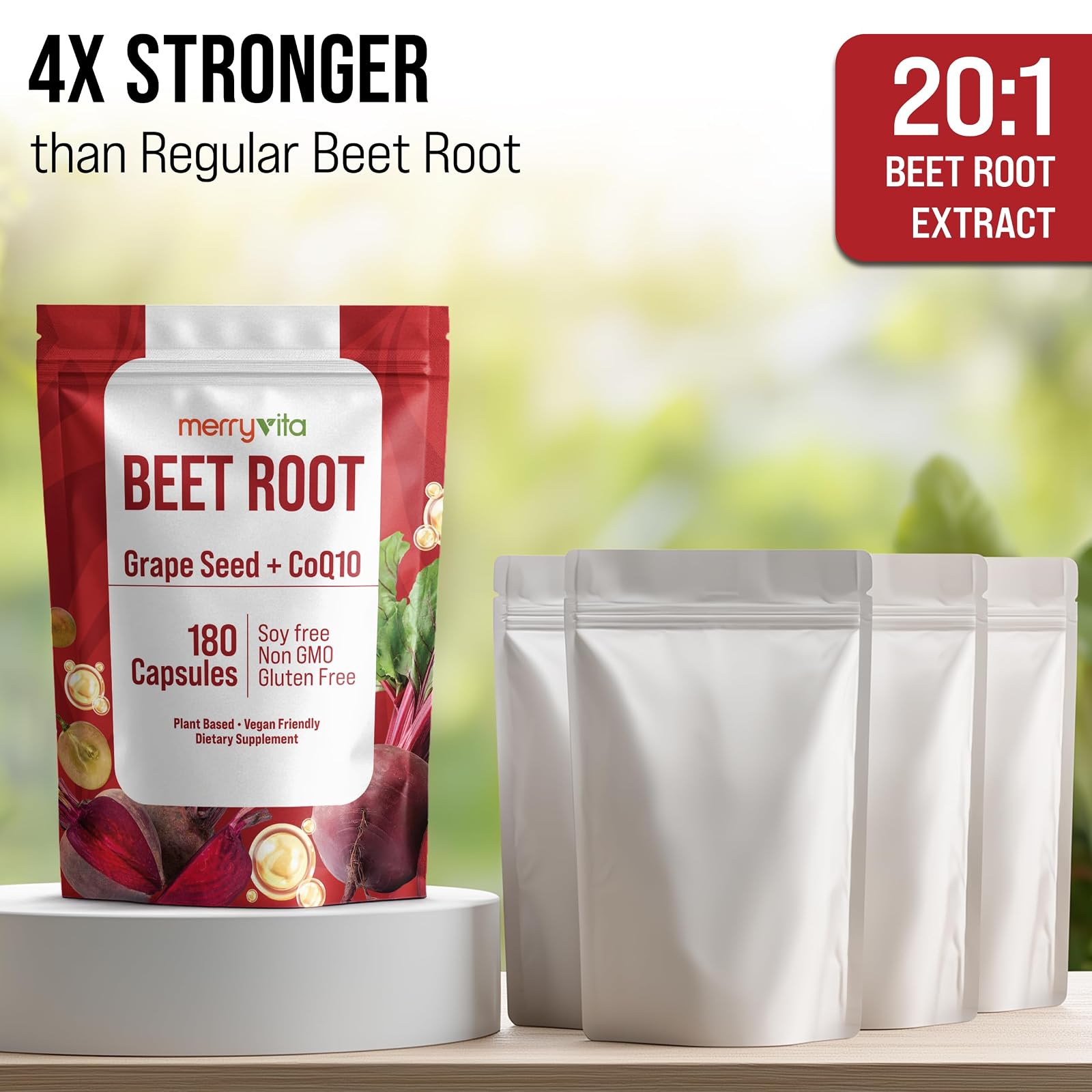 vegan capsules with grape seed extract