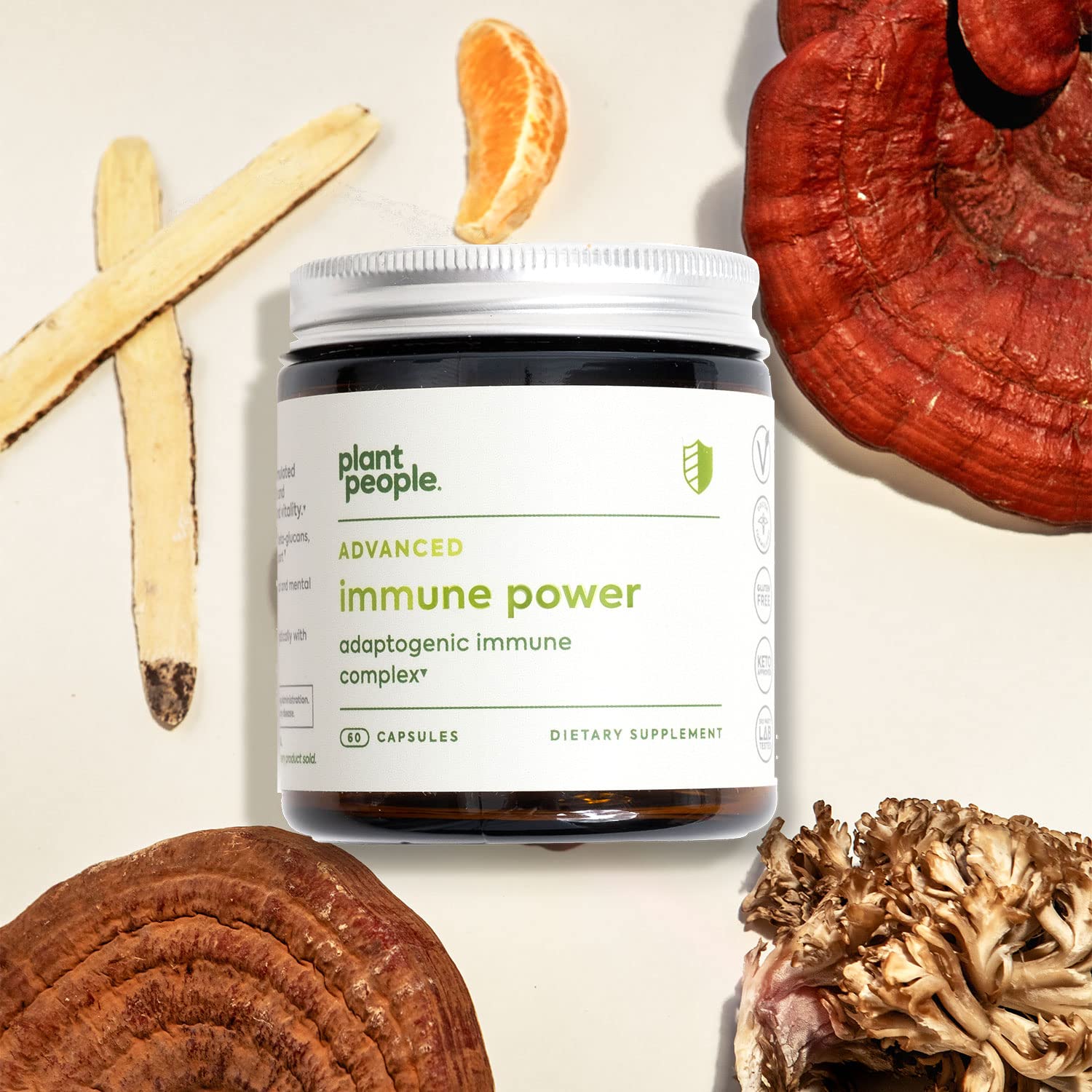 vegan capsules with herbal blend