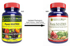 Vegan capsules with pomegranate extract