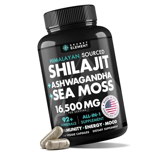 Vegan capsules with Shilajit
