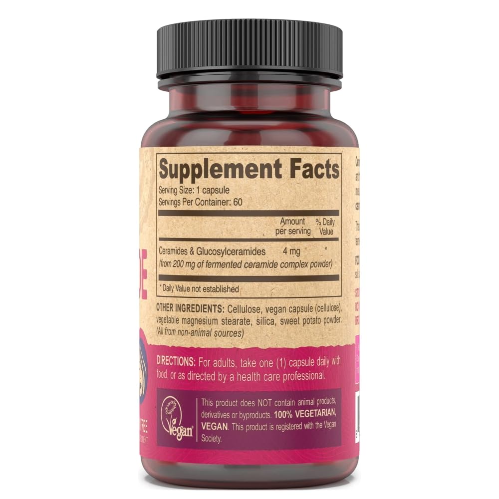 vegan ceramide tablets for youthful appearance