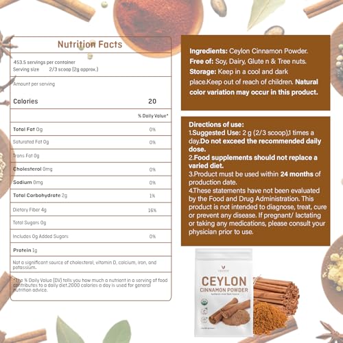 vegan ceylon cinnamon for healthy recipes