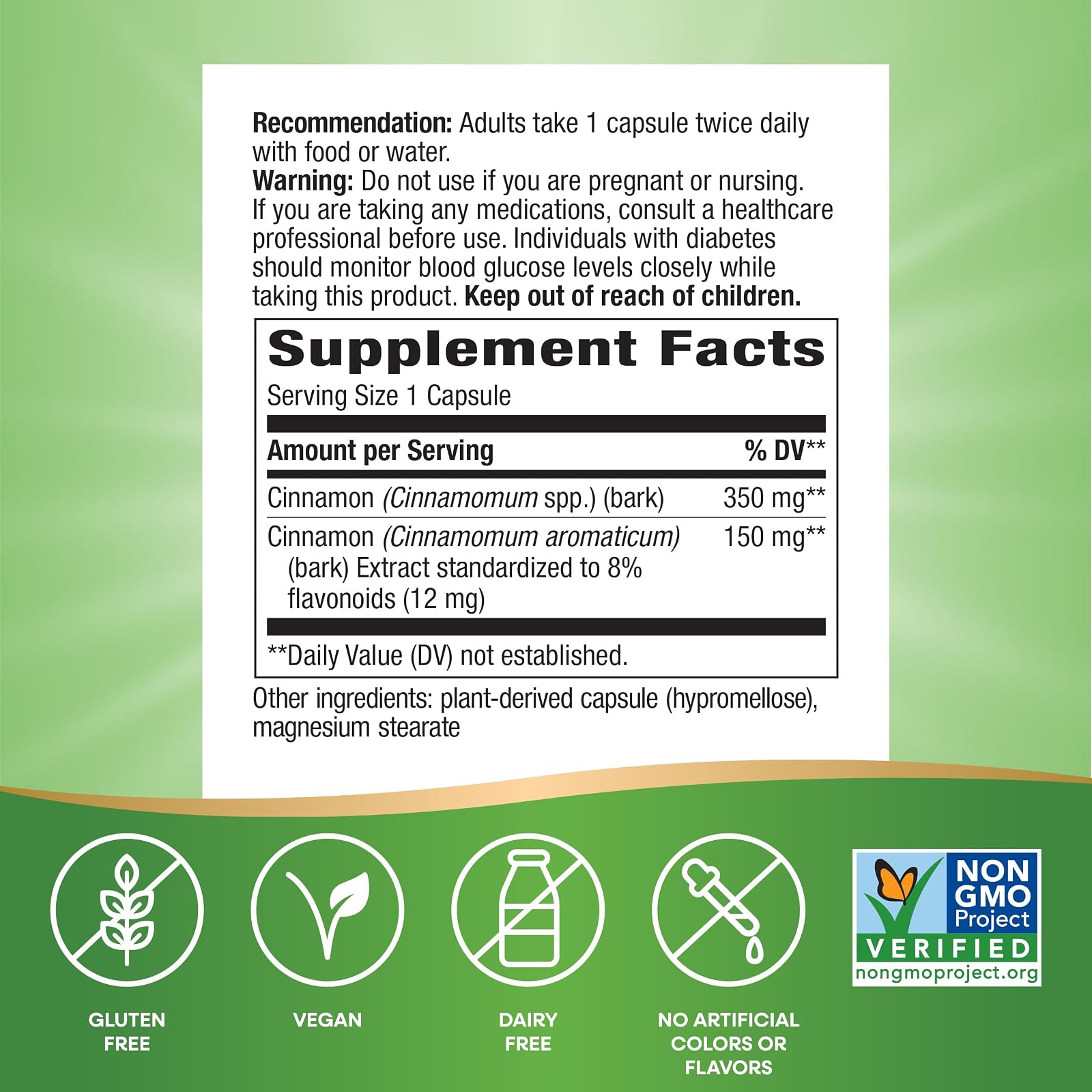 vegan ceylon cinnamon supplement