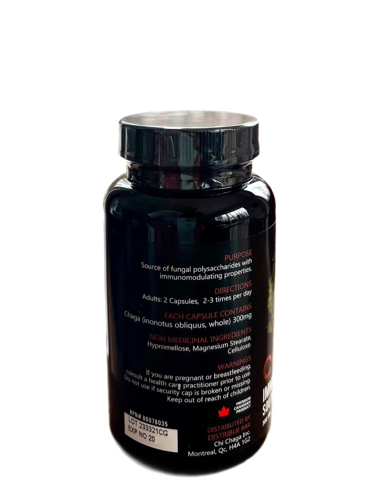 vegan chaga capsules for immunity
