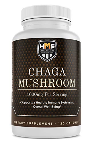 Vegan chaga capsules for wellness