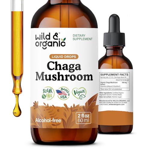 vegan chaga drops for energy boost