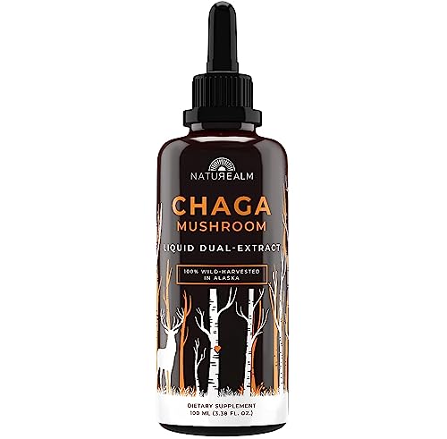 Vegan chaga mushroom liquid supplement