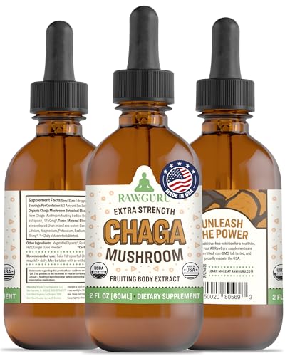 Vegan chaga mushroom supplement for immunity