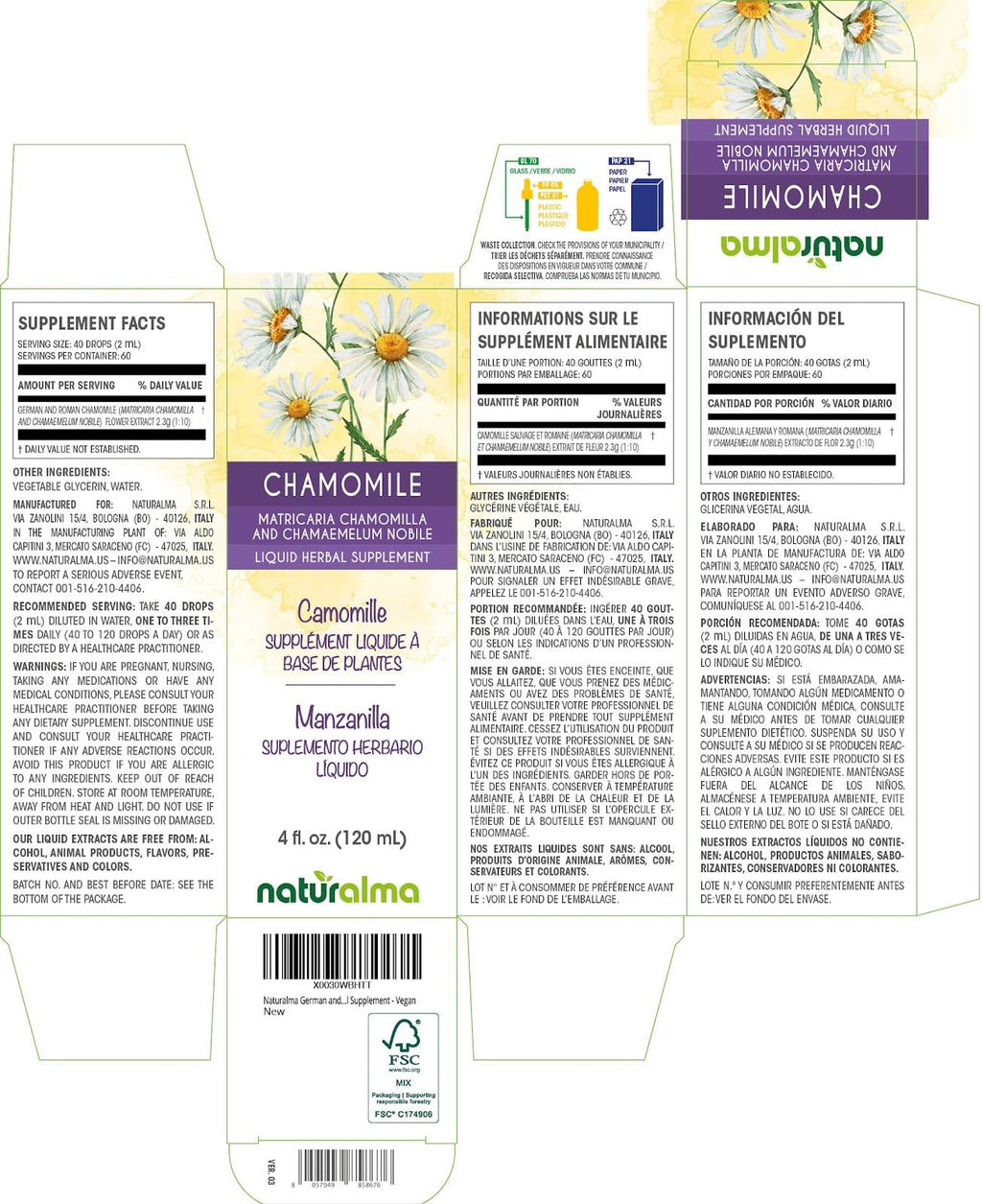 vegan chamomile supplement for wellness