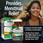 Vegan chasteberry capsules for hormone regulation