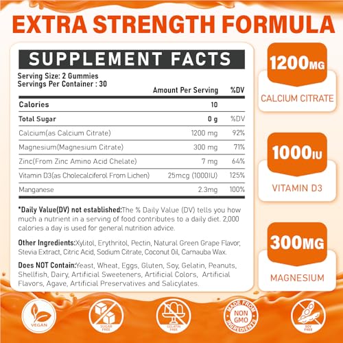 vegan chewable calcium with vitamin D3