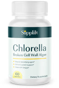 Vegan chlorella capsules for detox