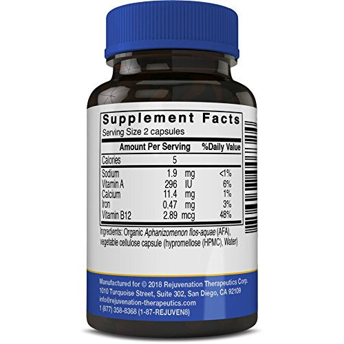 vegan chlorella capsules for energy
