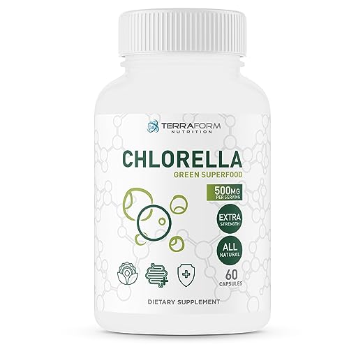 vegan chlorella capsules for energy