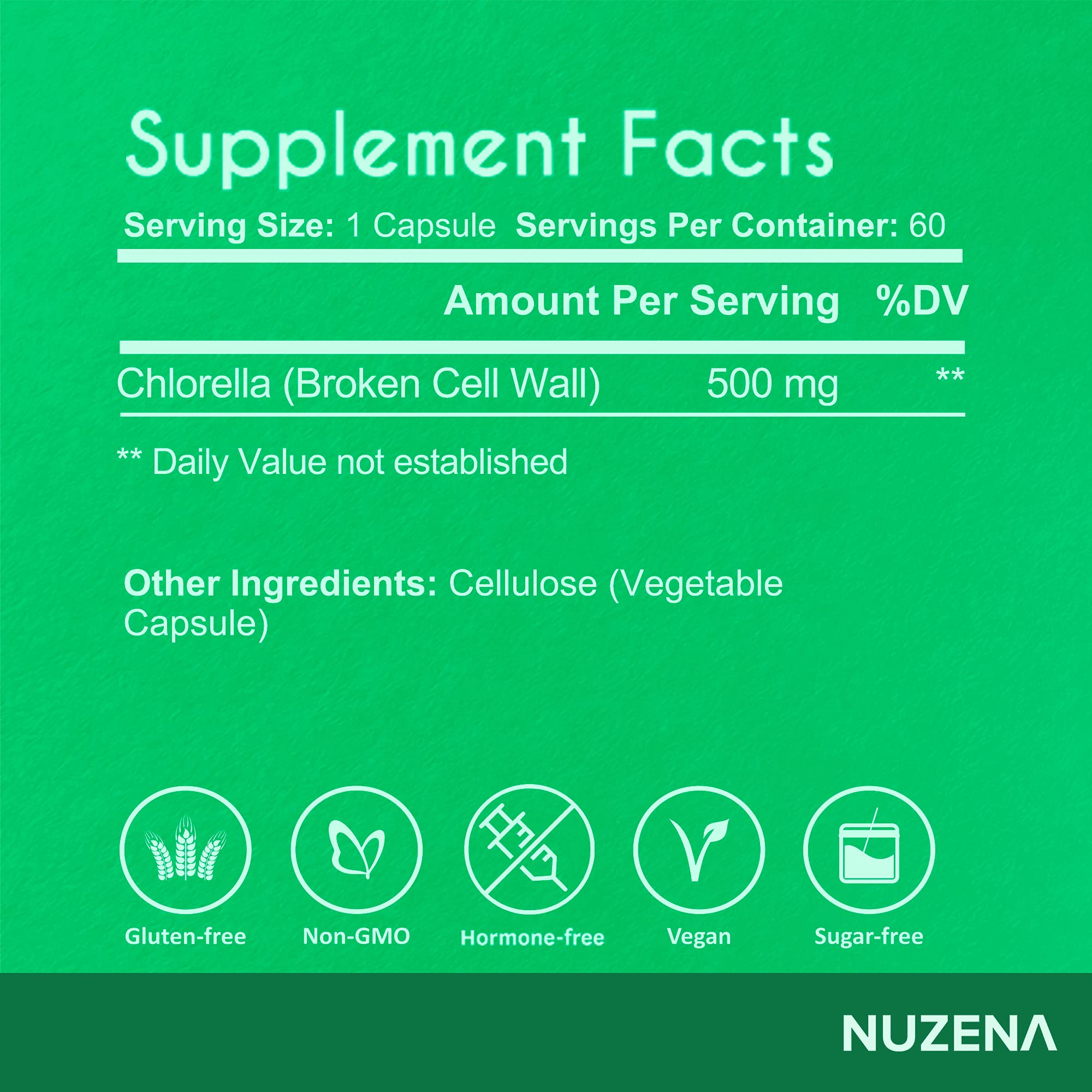 vegan chlorella for digestion health