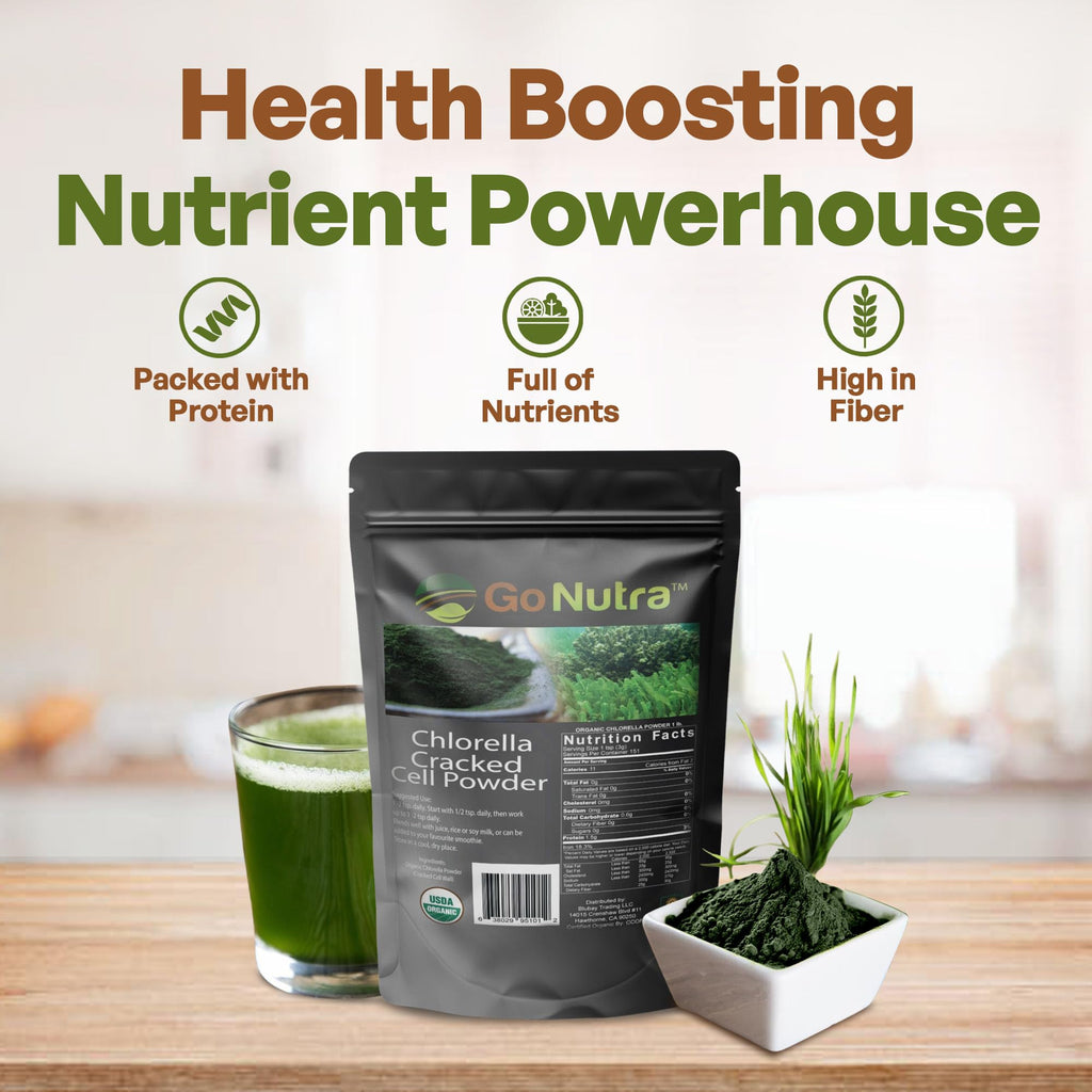 vegan chlorella powder for energy