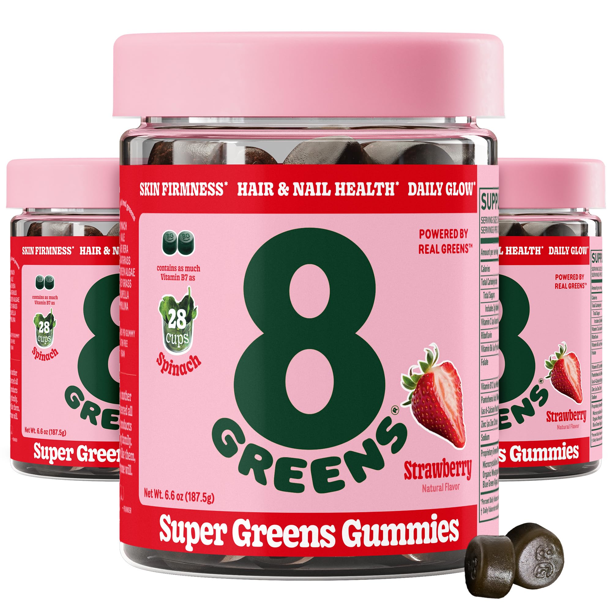 vegan chlorella skin gummies
