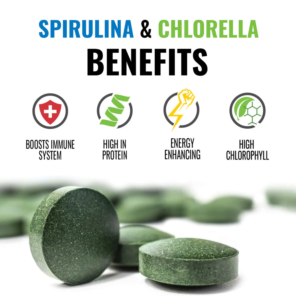vegan chlorella supplement for energy