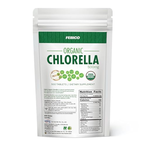 vegan chlorella supplement for health