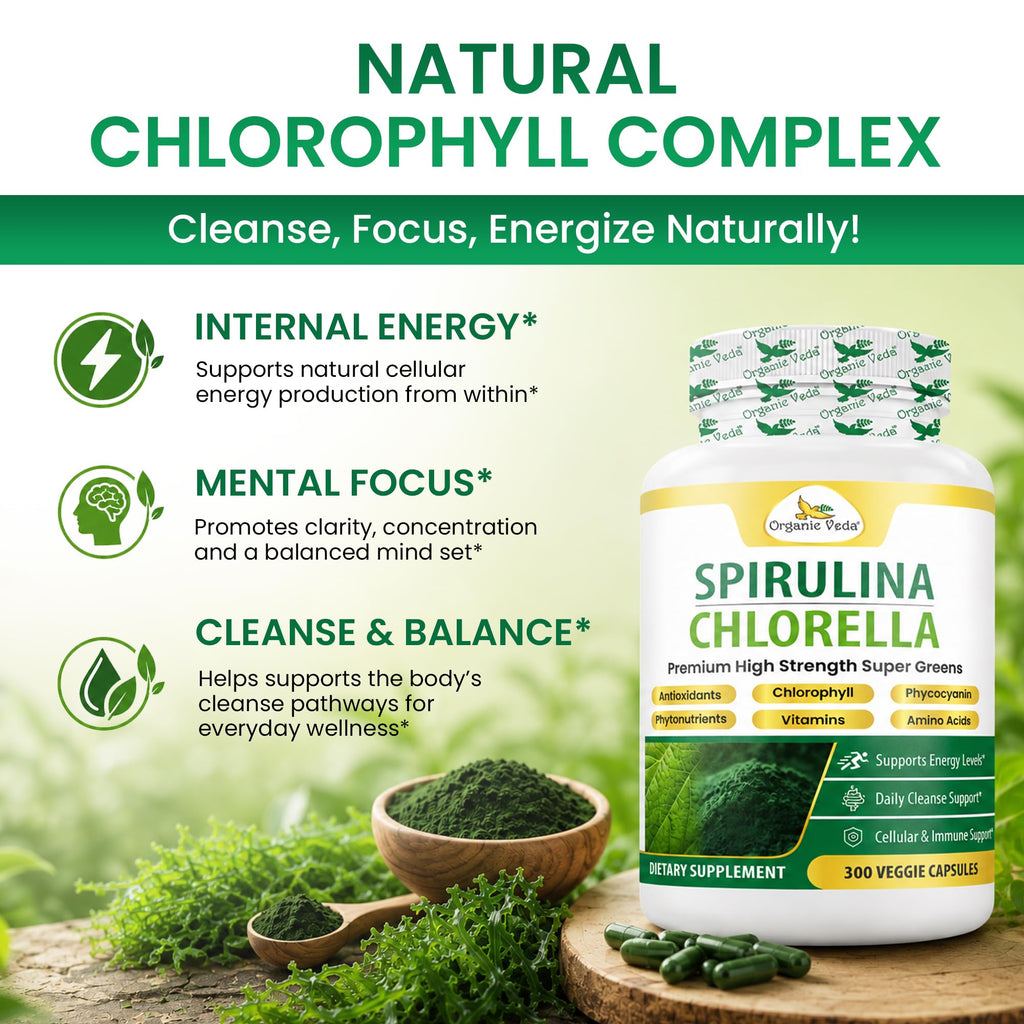 vegan chlorella supplement for wellness