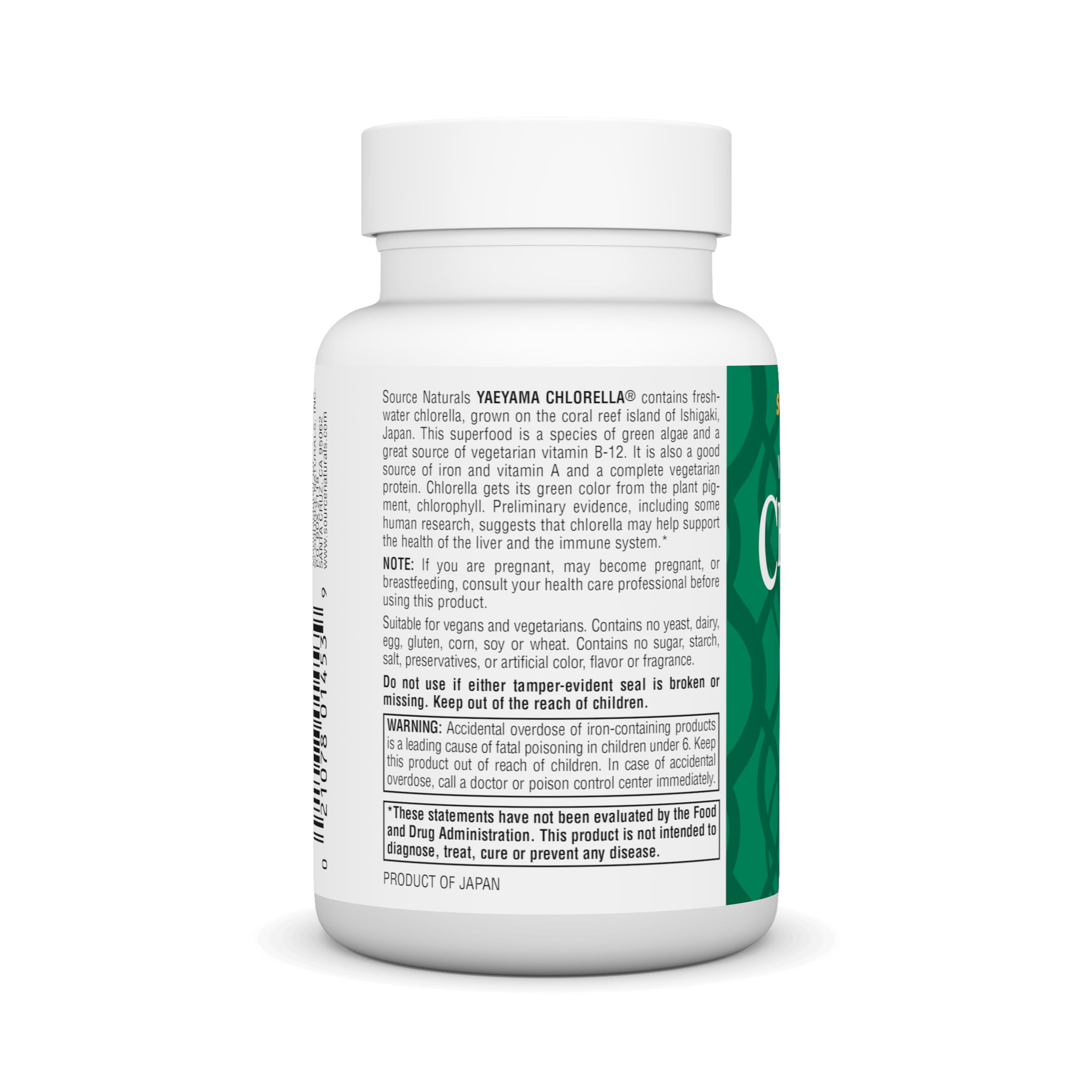 vegan chlorella tablets for wellness