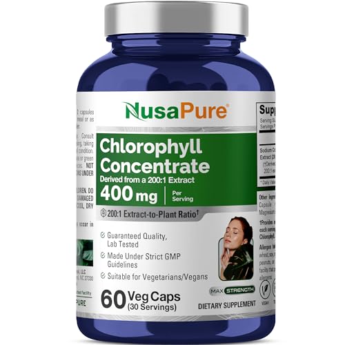 vegan chlorophyll capsules for energy