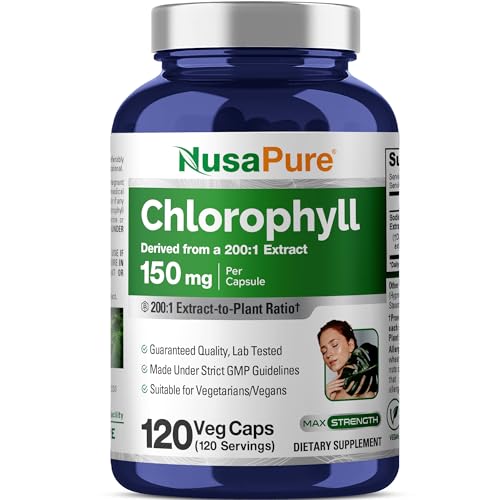 vegan chlorophyll capsules for health