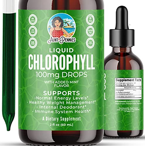 vegan chlorophyll drops for skin health
