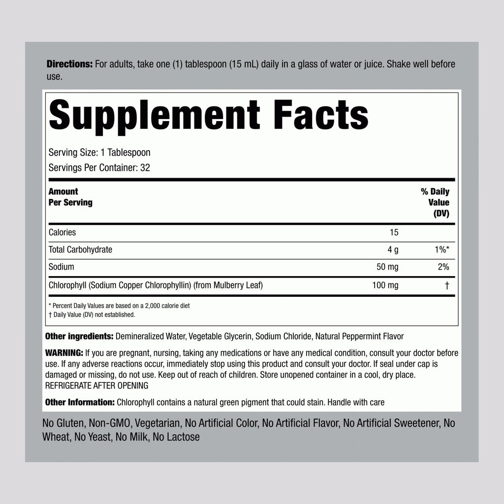 vegan chlorophyll for health benefits