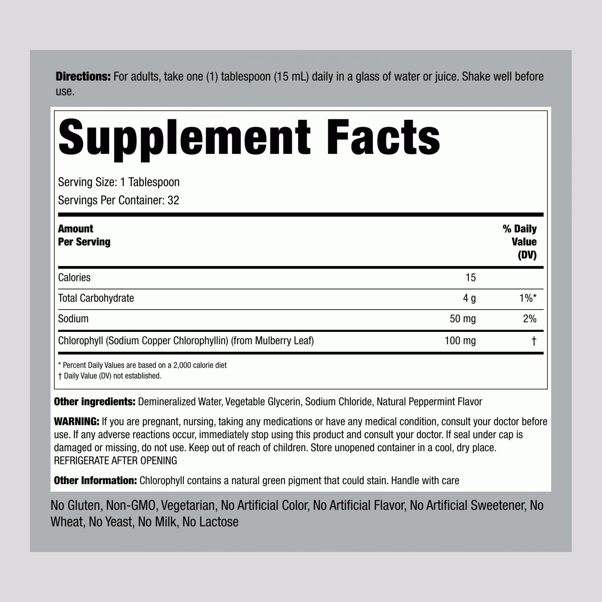 vegan chlorophyll for health benefits