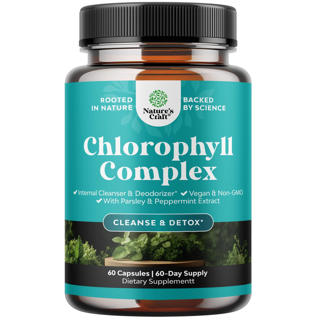 vegan chlorophyll internal deodorant pills