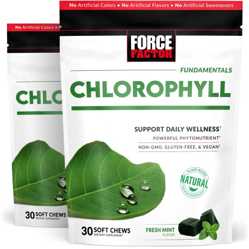 Vegan chlorophyll supplement for healthy skin