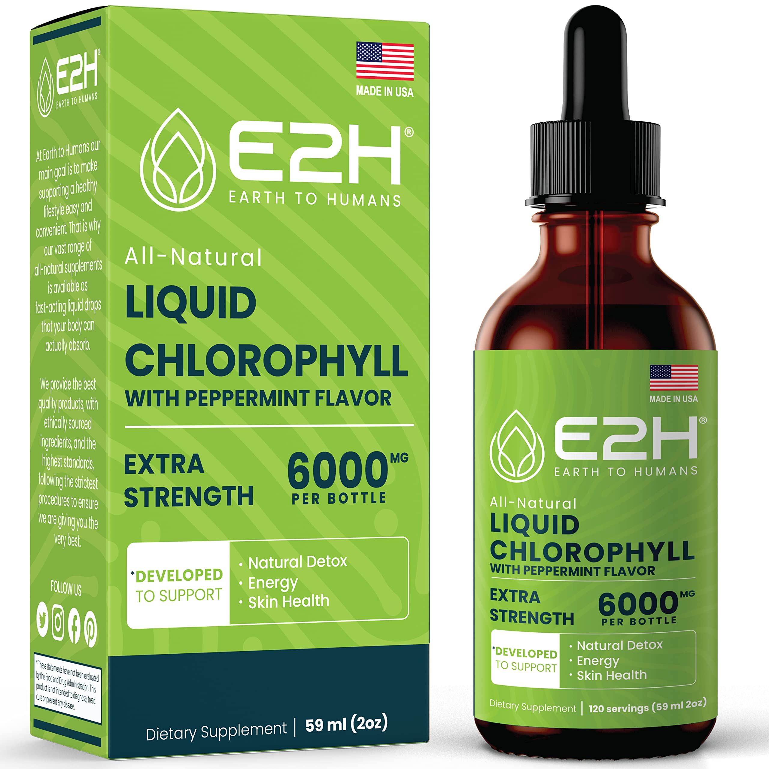 Vegan chlorophyll supplement for immunity