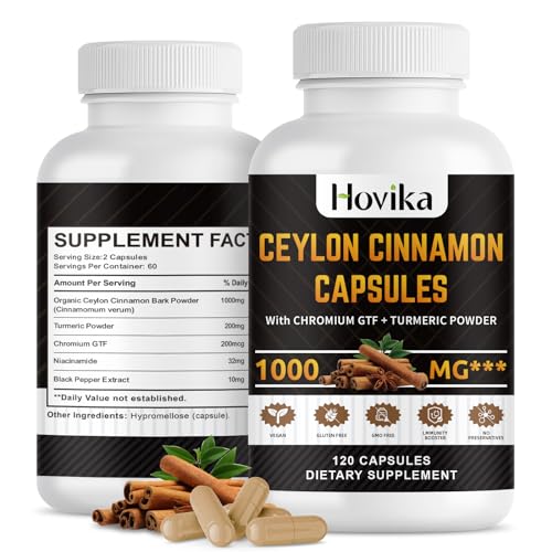 Vegan cinnamon capsules for metabolism