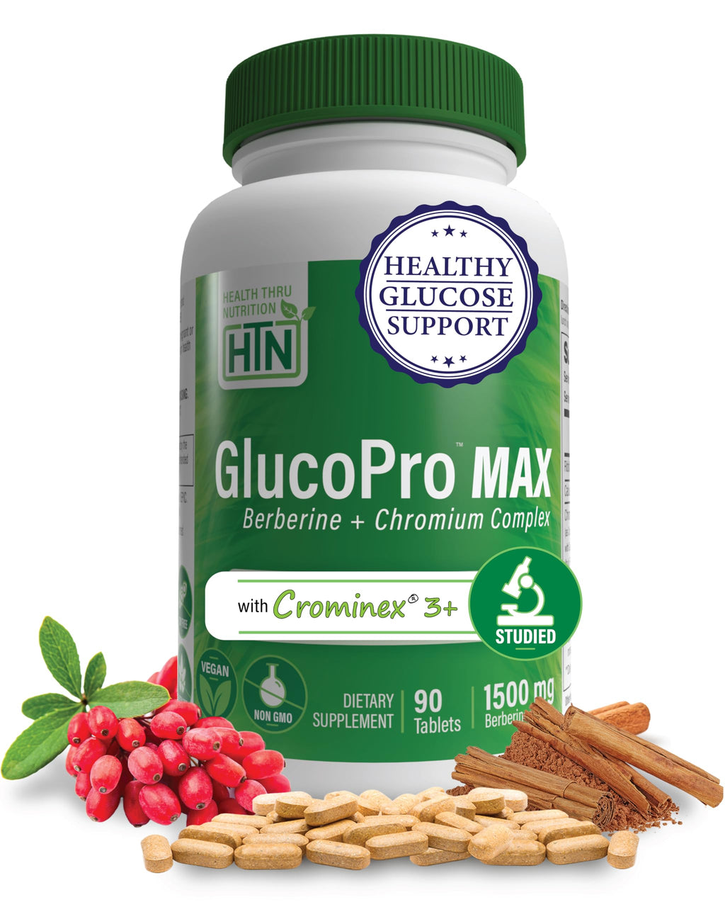 vegan cinnamon glucose support tablets
