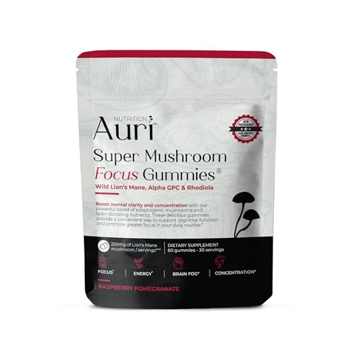 Vegan cognitive support mushroom supplement