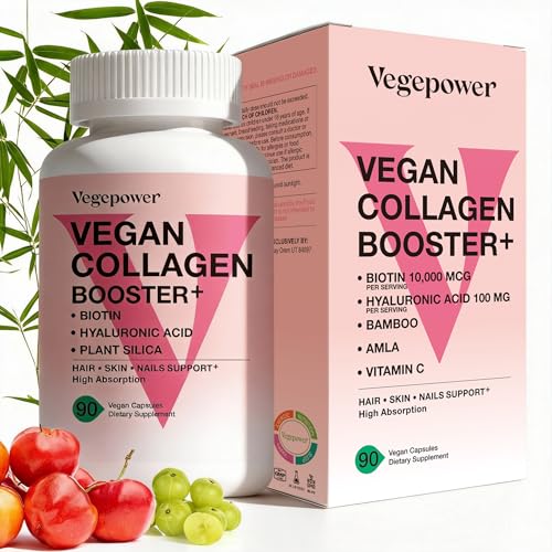 Vegan collagen booster capsules
