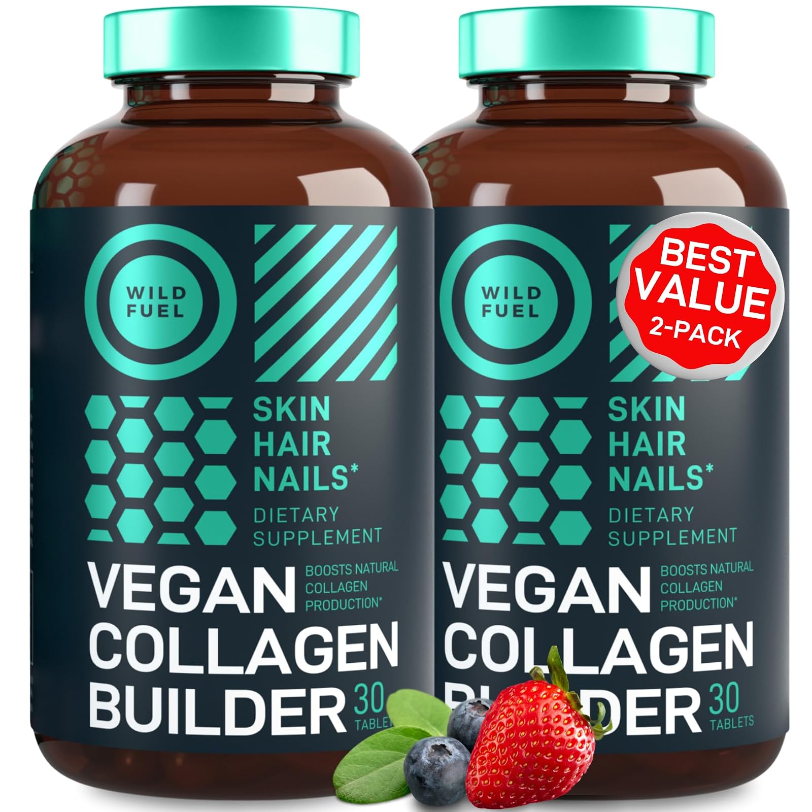 Vegan collagen booster tablets