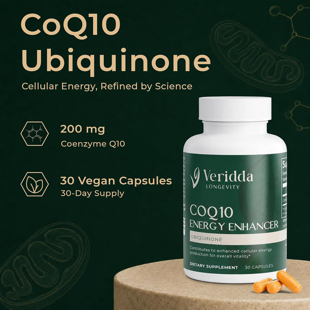 vegan CoQ10 supplement for energy