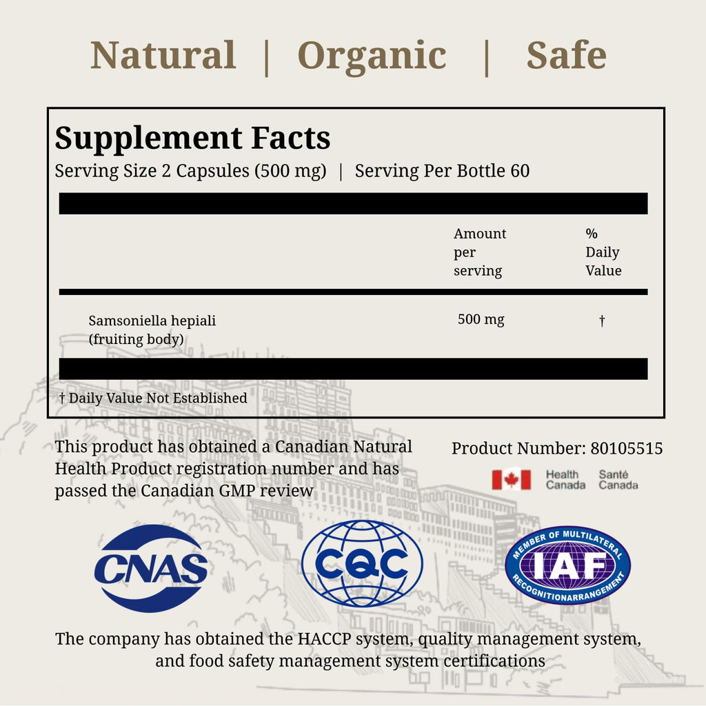 vegan cordyceps capsules for wellness